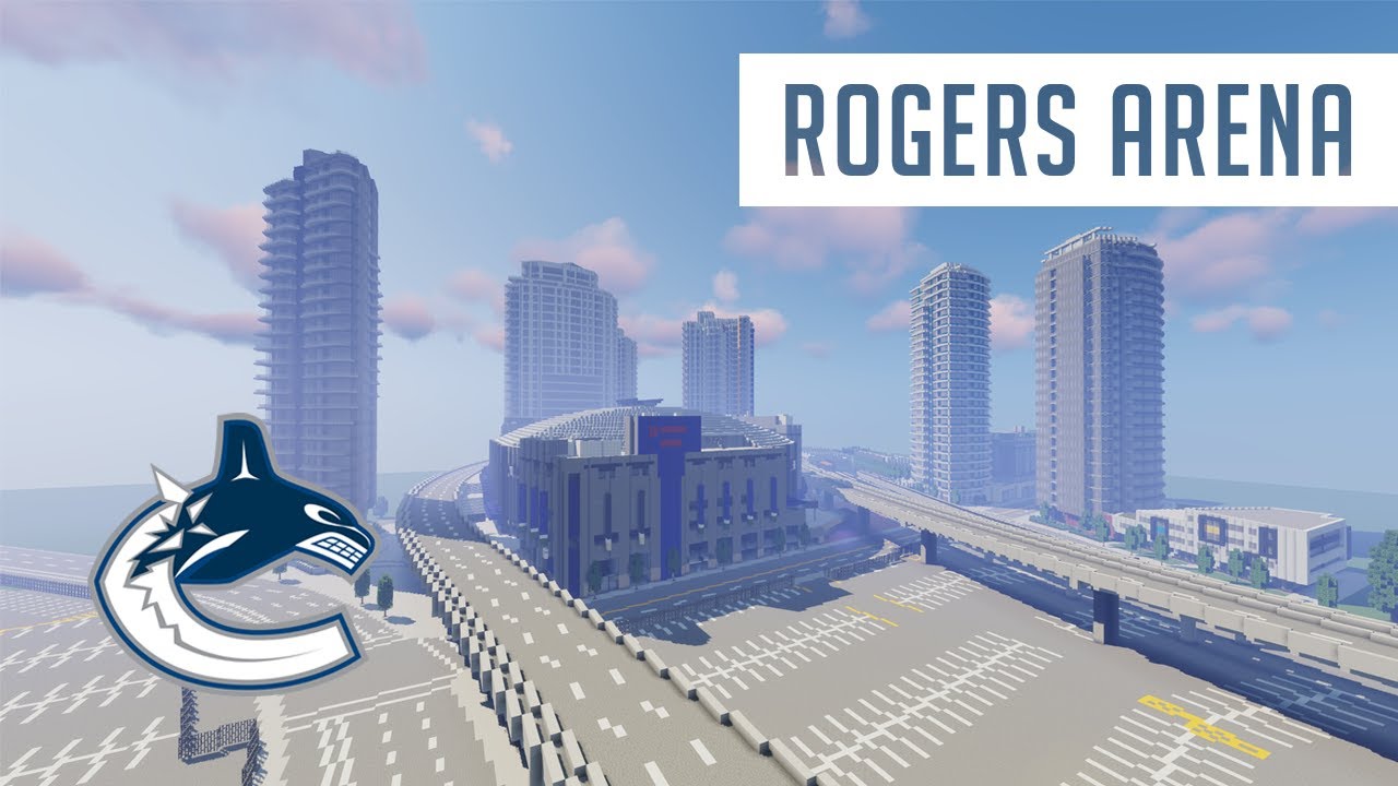 Minecraft Stadium – Rogers Arena (Vancouver Canucks) - YouTube
