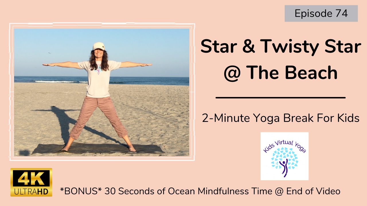 Star Pose For Kids | Kids Yoga Video | Yoga Break For Kids | Yoga For ...