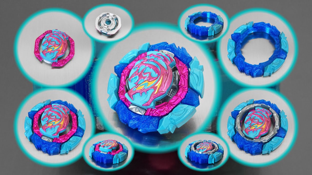 The Ultimate Rebounding - Toxic Hydra. Fr. Kp'-8 - Customized Beyblade ...