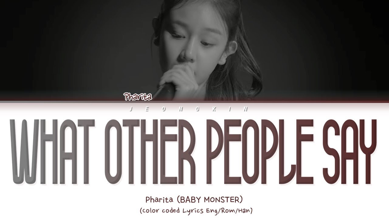 BABY MONSTER (Pharita) - What Other People Say (cover by Demi Lovato ...