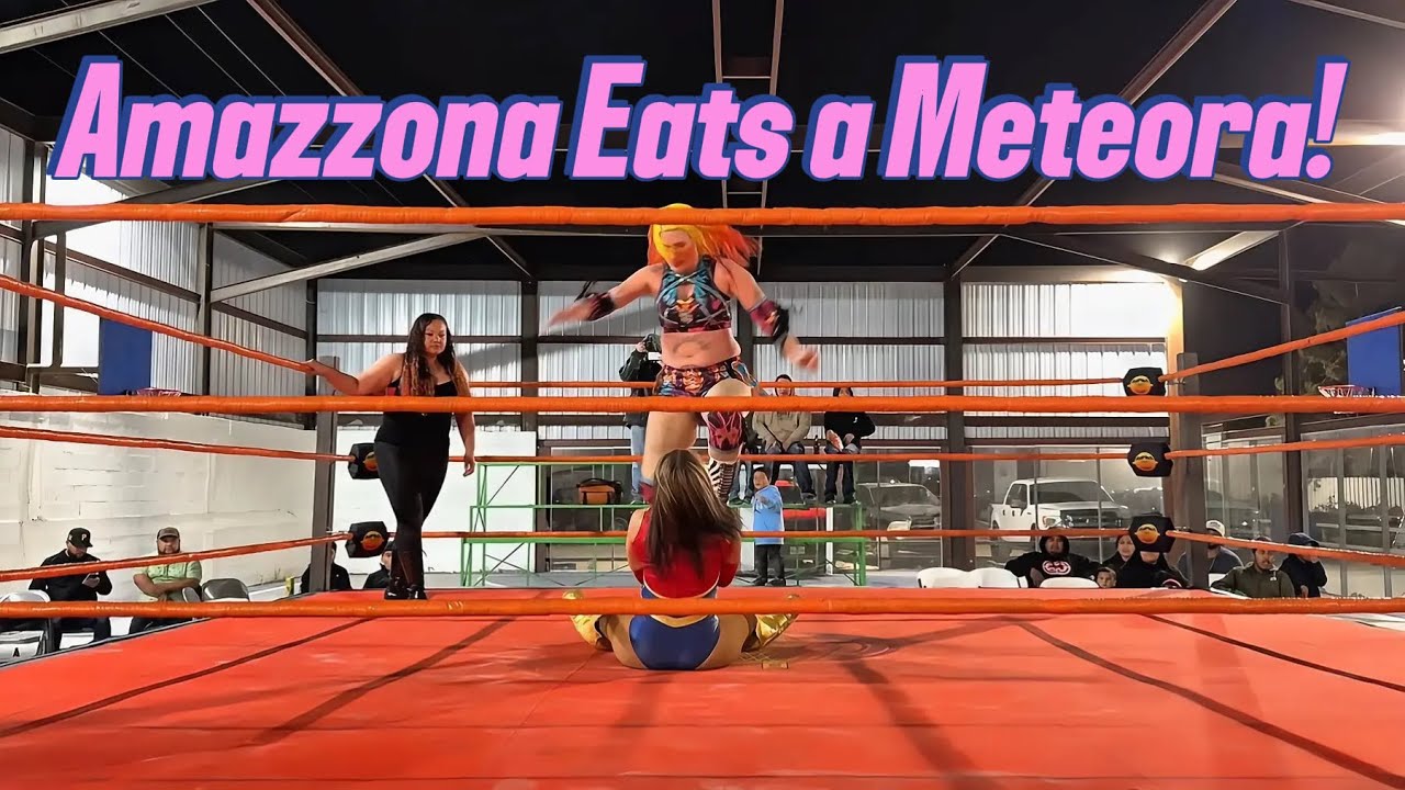 Amazzona vs Miss Kath from ACW #womenswrestling #luchalibre # ...