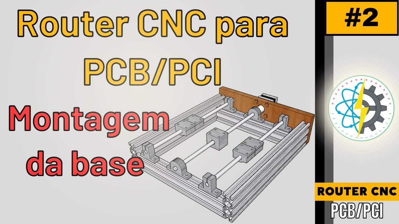 CNC Router para Placa de Circuito Impresso (PCI/PCB) | Montagem da base do eixo Y - YouTube
