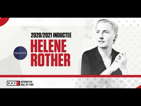 2020/2021 AHF Inductee Helene Rother Tribute - YouTube