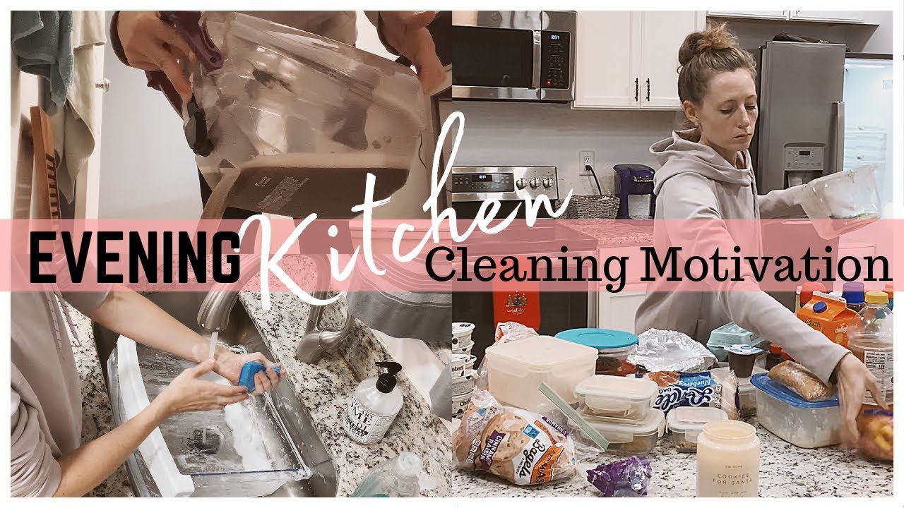 Evening Kitchen Cleaning Motivation - YouTube
