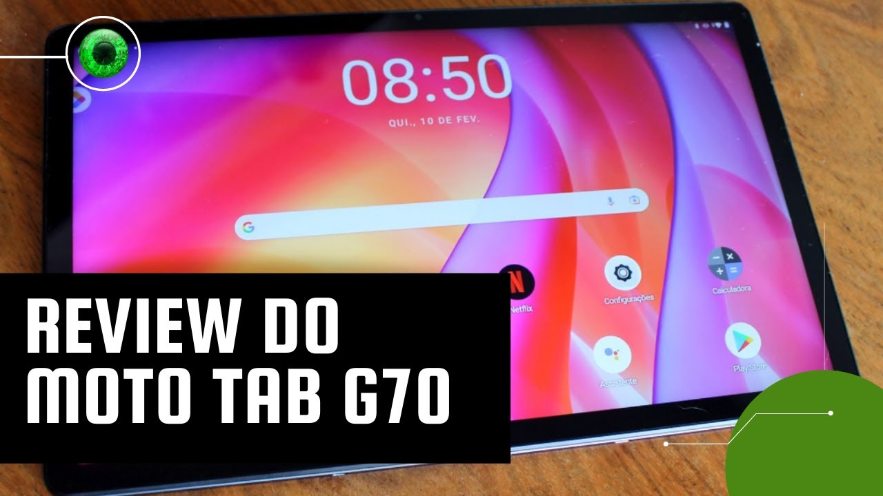 Review | Moto Tab G70, um bom tablet com ótimo som Dolby Atmos - YouTube