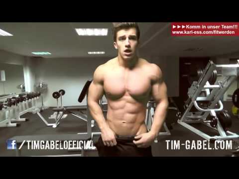 Tim Gabel Posing 18 yrs old flexing TIM GABEL COM - YouTube