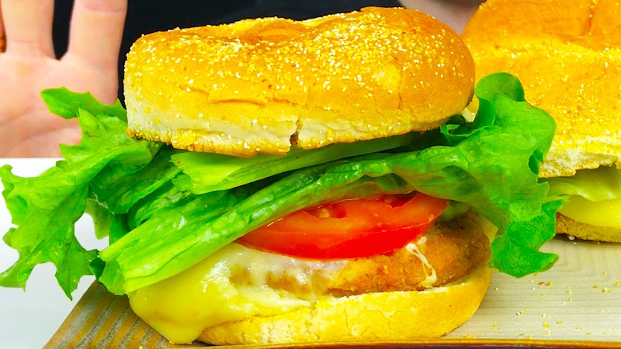 ASMR Cheeseburger - ASMR Eggmode acmp - YouTube
