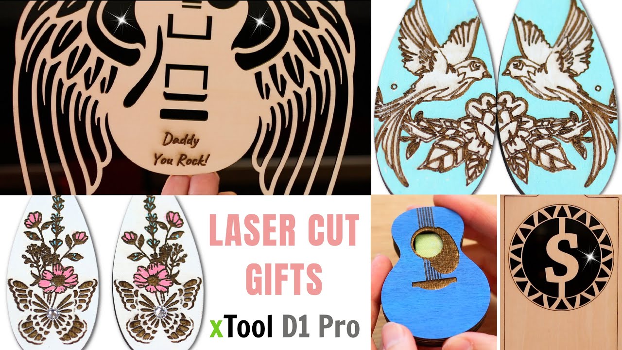 Making Jewelry & Gifts with xTool D1 Pro 20w Laser Cutting Machine ...