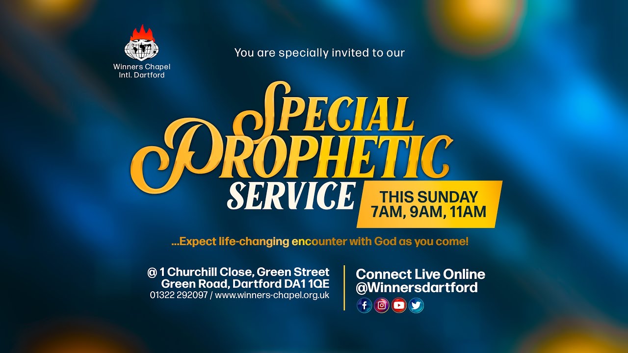 SPECIAL PROPHETIC | 1ST SERVICE | 18TH DECEMBER 2022 - YouTube