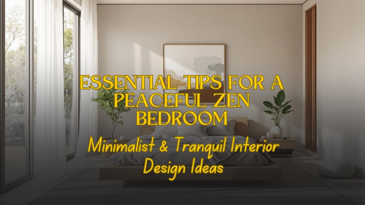 Essential Tips for a Peaceful Zen Bedroom | Minimalist & Tranquil ...