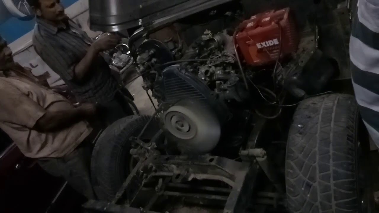 Qualis engine installed in Mm 540 - YouTube