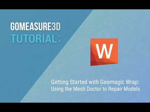 Getting Started With Geomagic Wrap: Using the Mesh Doctor to Repair Mesh Models - YouTube