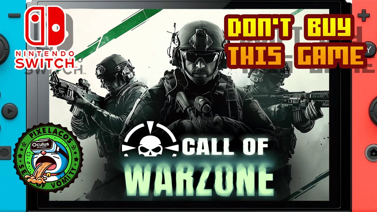 Call of Warzone - (Nintendo Switch) - Framerate & Gameplay - YouTube