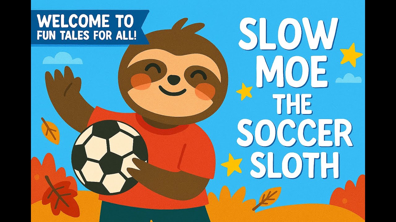 Slow Moe The Soccer Sloth⚽🐨 | Bedtime Story with Moral | Fun Tales for ...