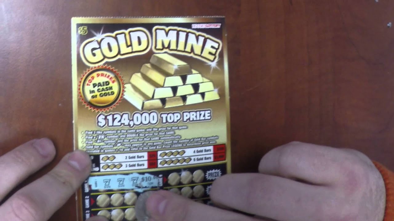 GOLD MINE and Green 7s Hoosier lotto scratch cards Recorded with GoPro ...