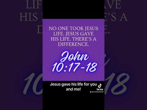 Jesus gave his life for you and me #bible #jesus - YouTube