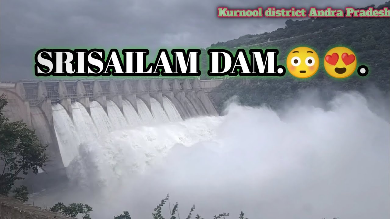 Srisailam dam😍😳 Kurnool district Andra Pradesh #dam #waterfall #water # ...