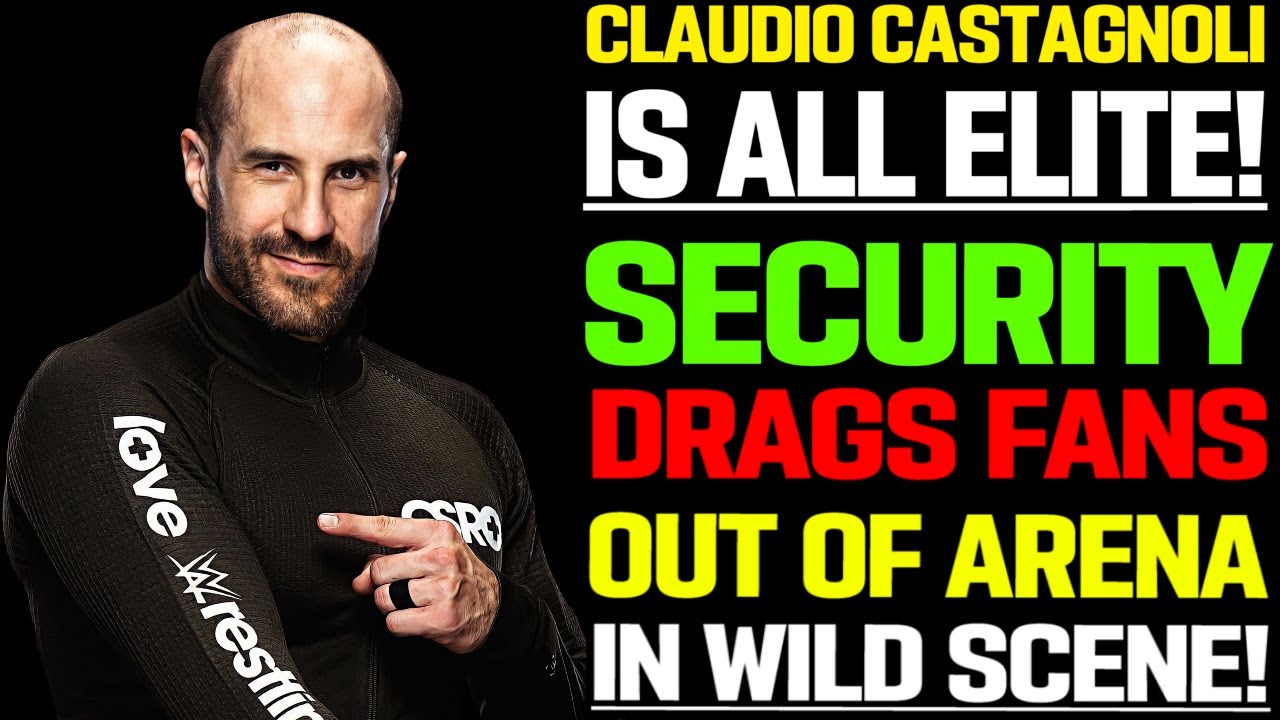AEW News Claudio Castagnoli AEW Debut! Security Drags Fans Out Of Arena ...