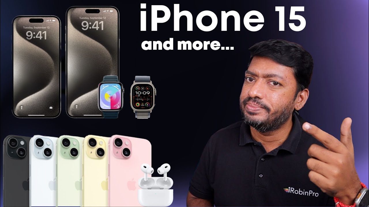 Apple iPhone 15 Event 🔥 Apple Watch Series 9, Ultra 2, AirPods Pro 2 ...