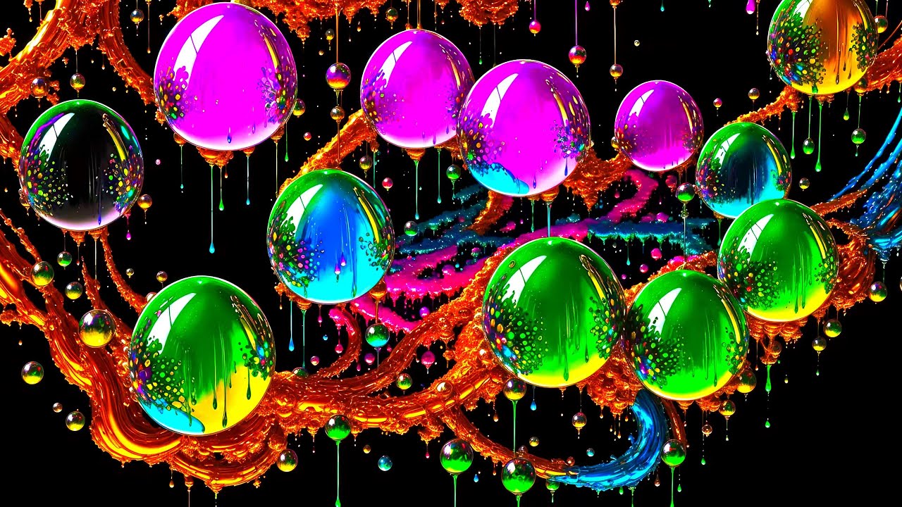 Enchanting Colors: AI-Generated Animation Art Video in 4K Ultra HD ...