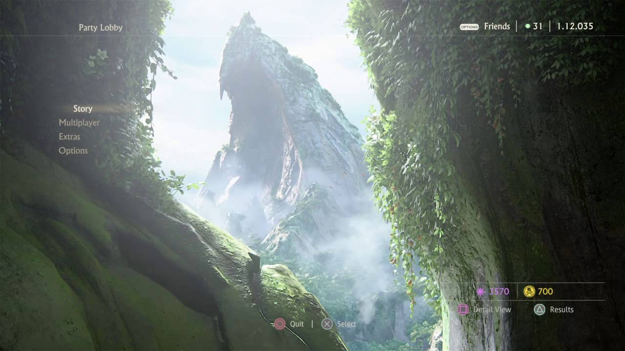 Uncharted 4 Broke Menu Screen - YouTube