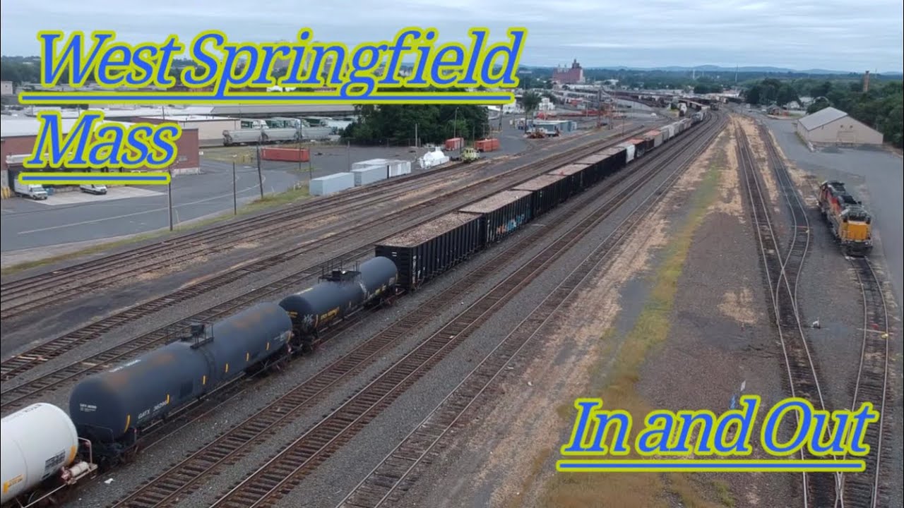 Switching West Springfield Yard - YouTube