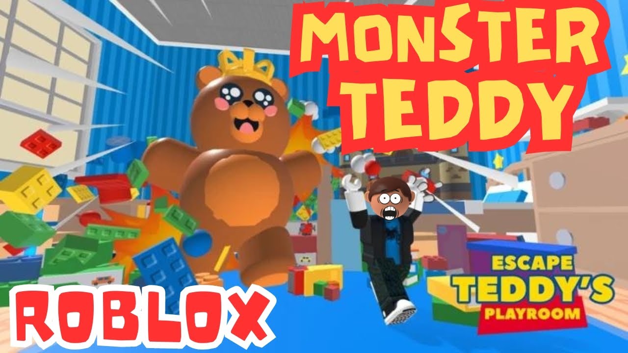 boneka teddy berubah jadi monster raksasa | roblox escape teddy's ...
