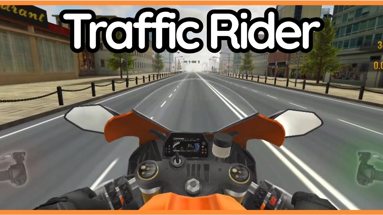 Motorbike Riding on the Road with Traffic Rider Android Game! Speed ...