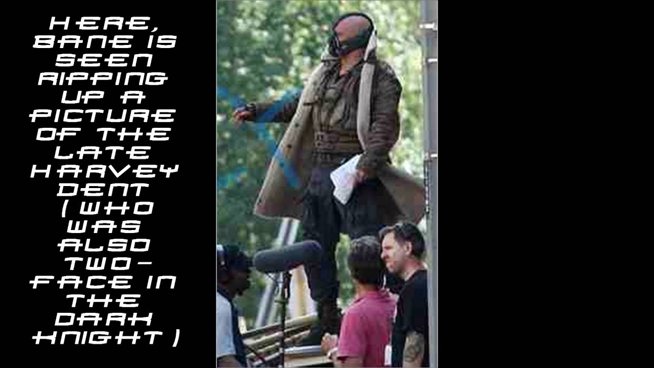 Tom Hardy as Bane in Full Costume on the Set of 'The Dark Knight Rises ...