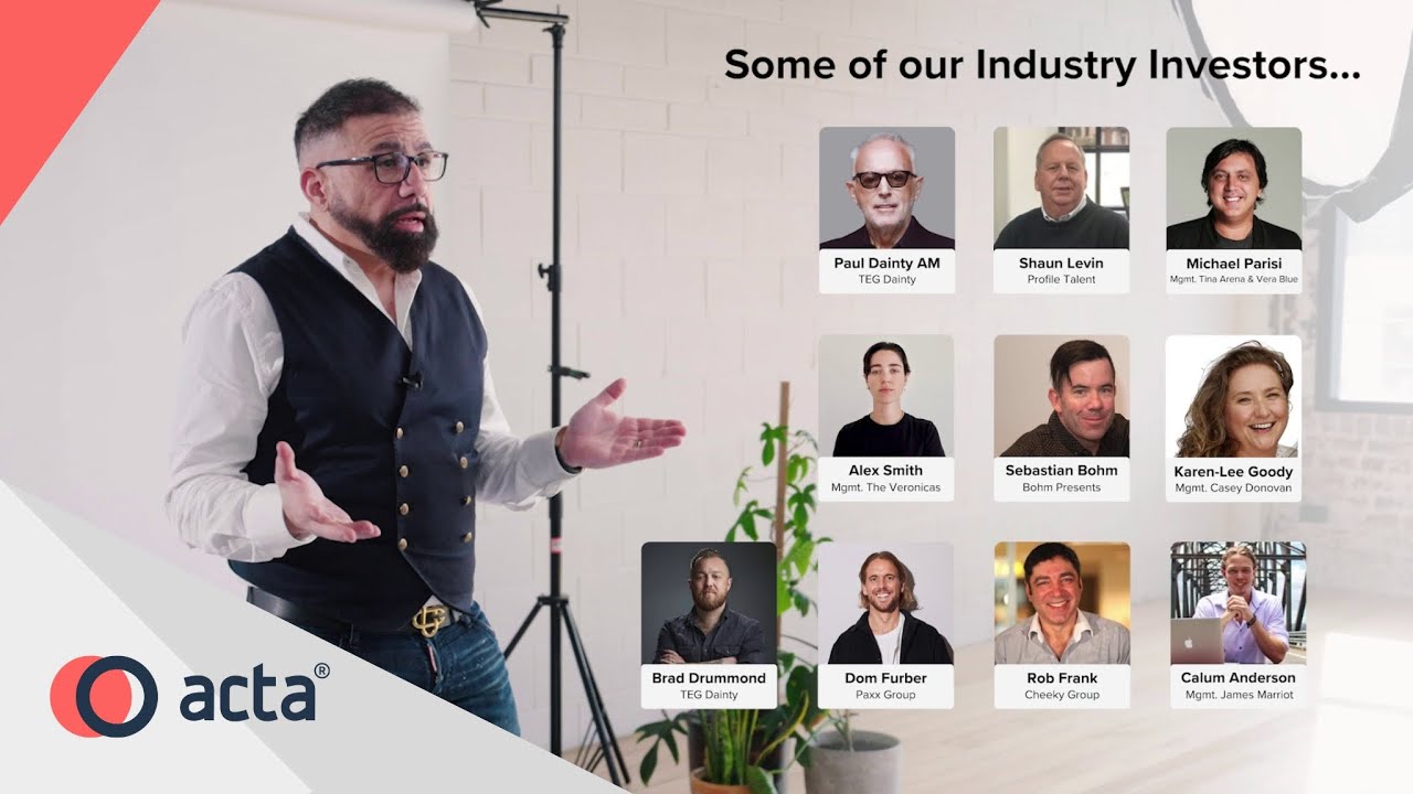 acta | Introducing the future of talent booking - YouTube