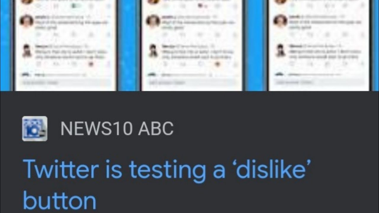 Twitter dislike button - YouTube