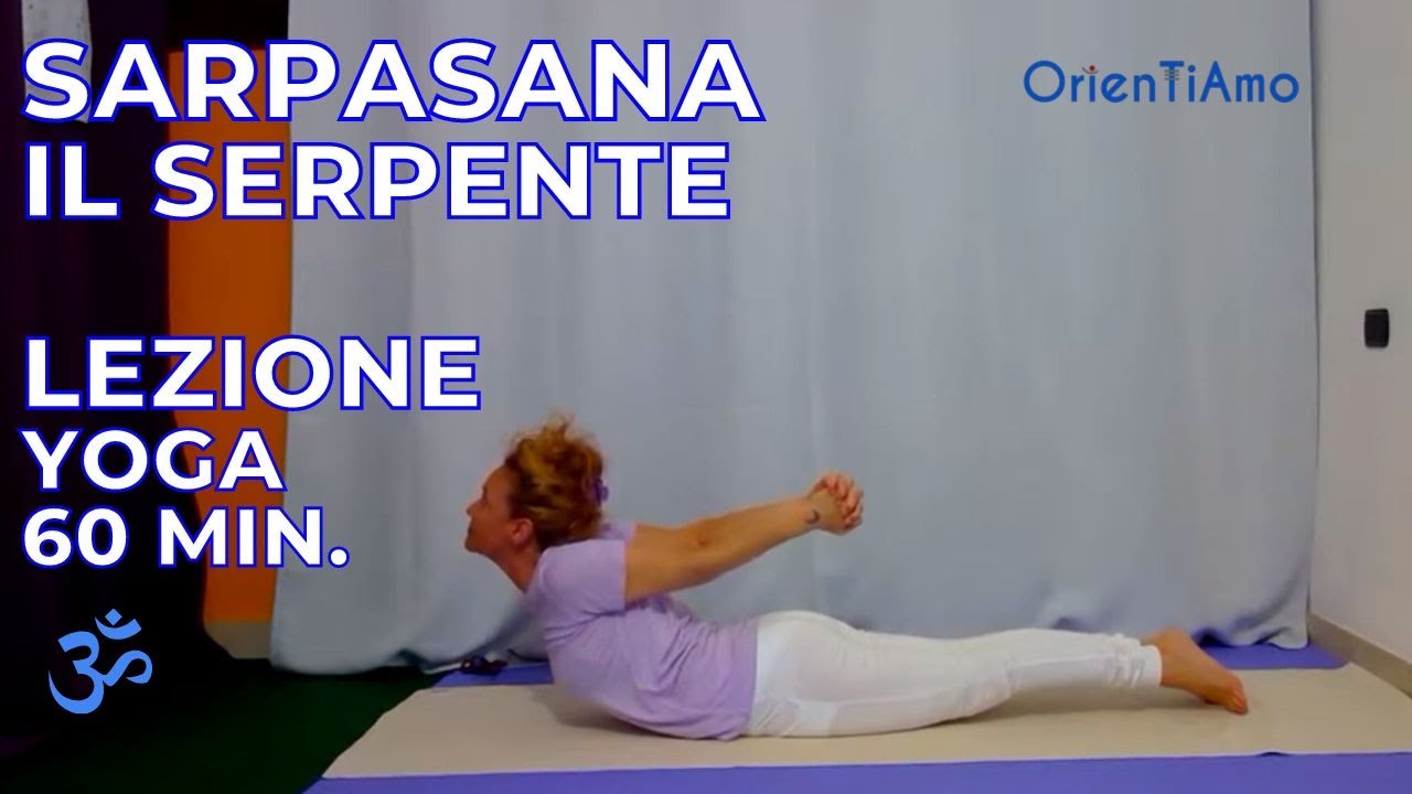 Lezione di Hatha Yoga Sarpasana @YogaOrientiamo @Live Sirmione - YouTube