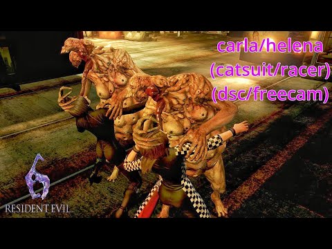 carla & helena (catsuit&racer) (duo-ryona) リョナ resident evil 6 - YouTube