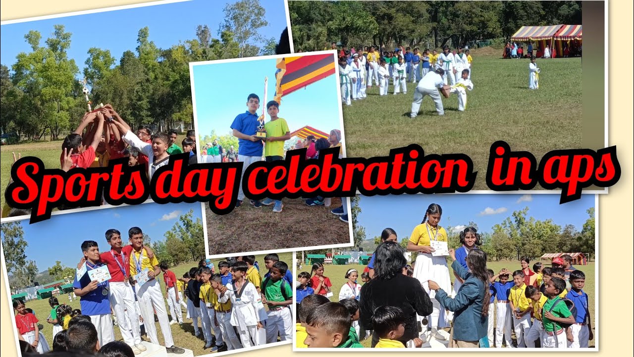 Annual sports day celebration in Aps umroi..#khelotsav ...