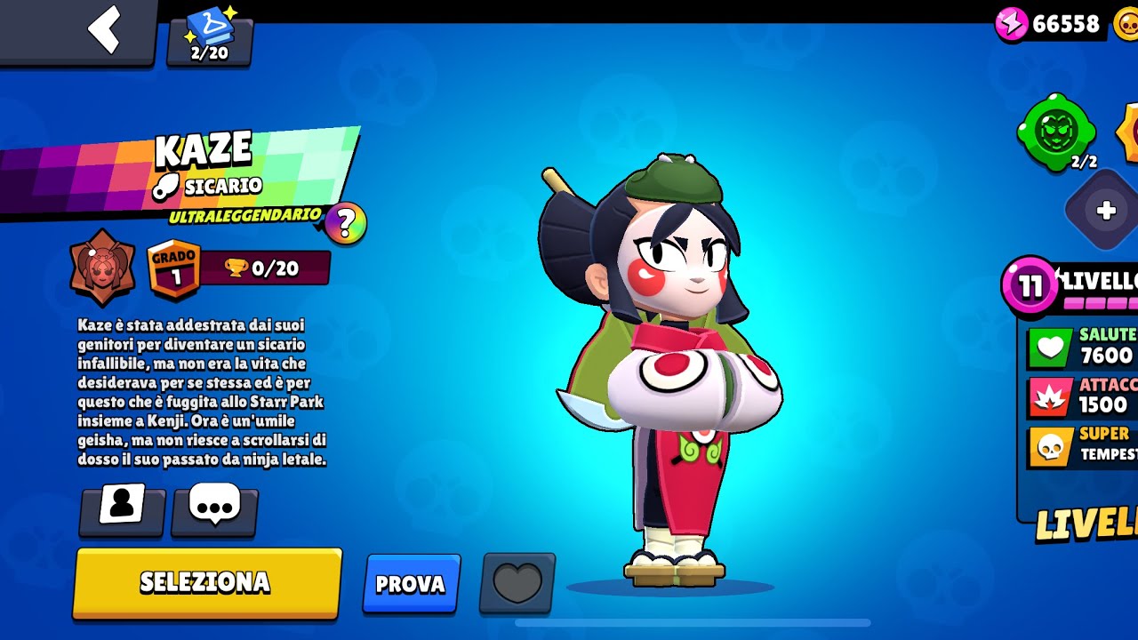 NUOVO BRAWLER KAZE ! Nuova modalita e gameplay KAZE la dura vita del ...