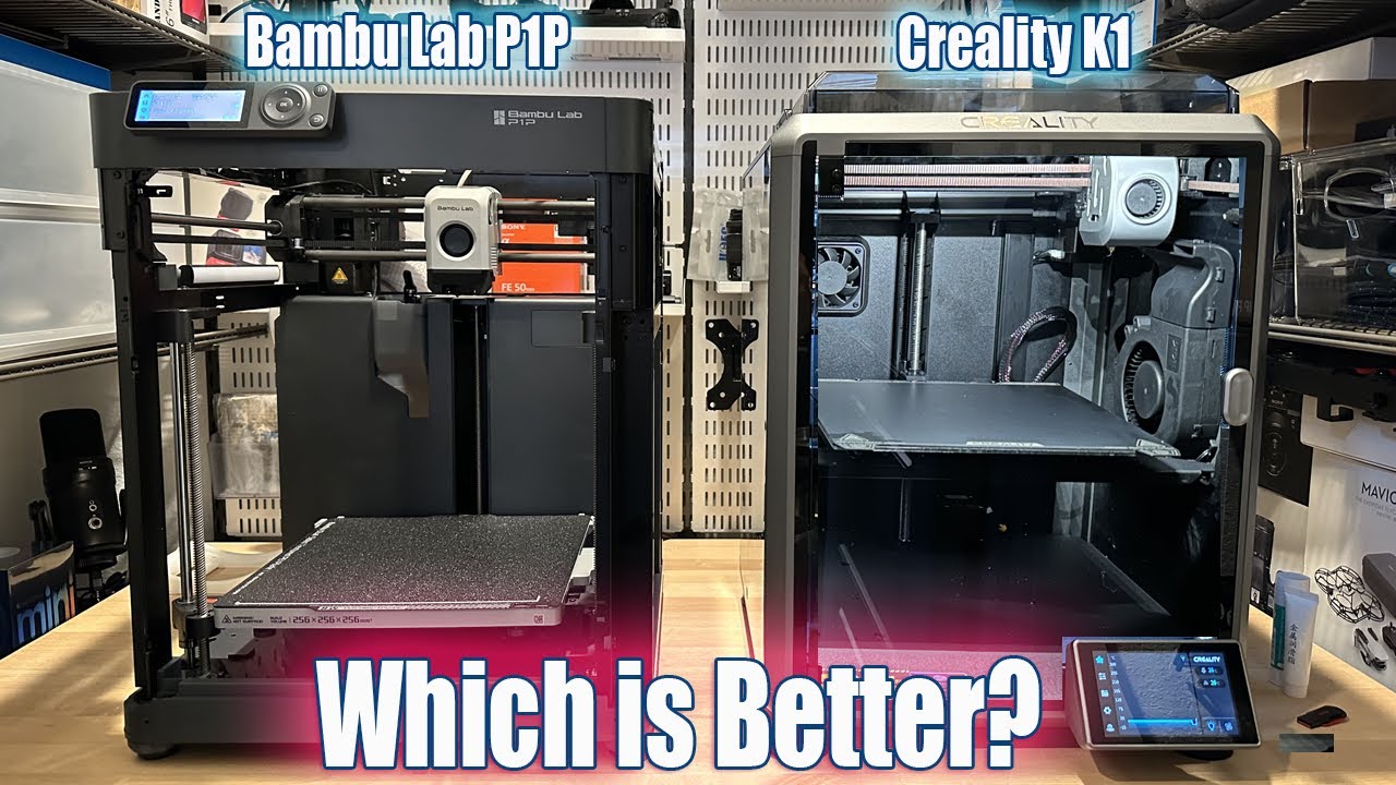 Bambu Labs P1P Unboxing & Creality K1 Speedy Comparison - YouTube