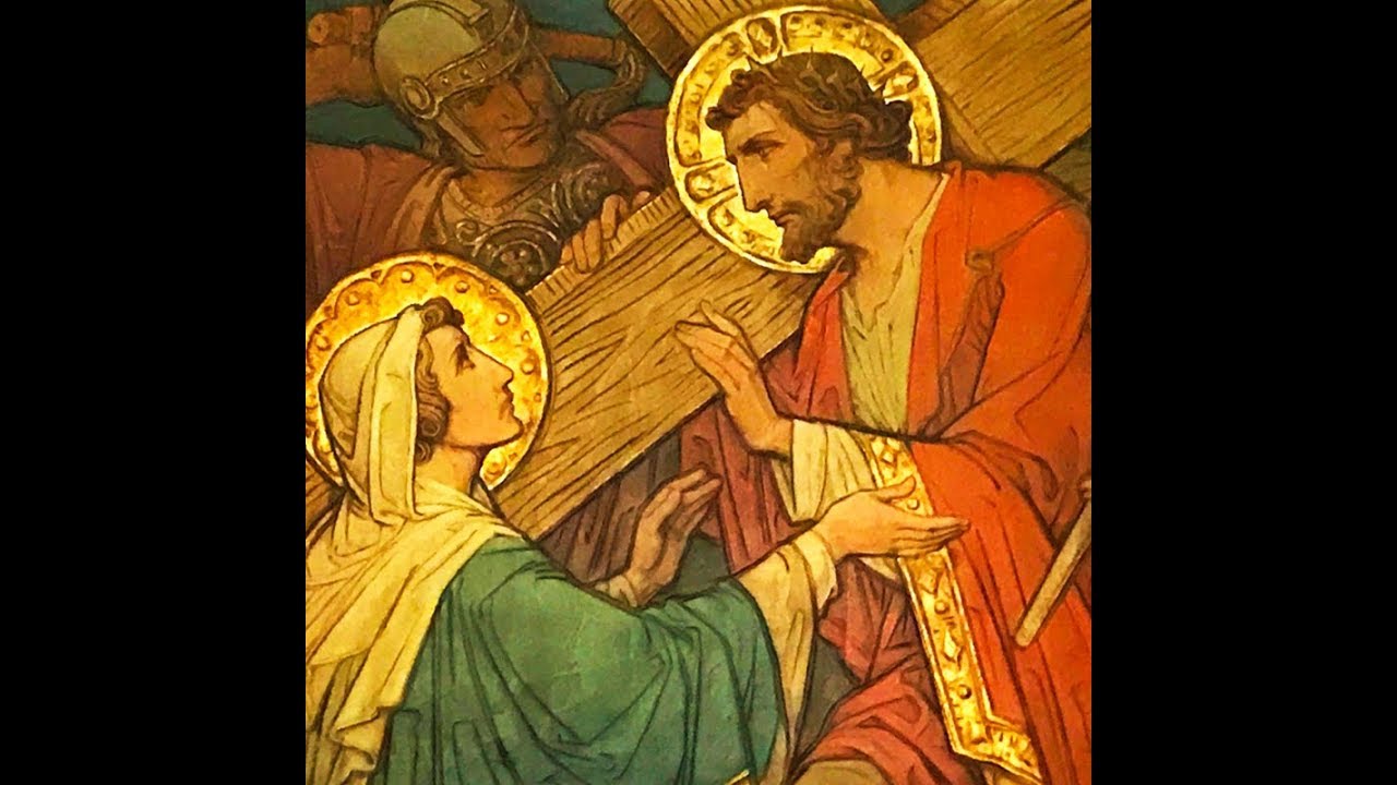 The Stations of the Cross - Fourth Station: Jesus Meets His Blessed ...