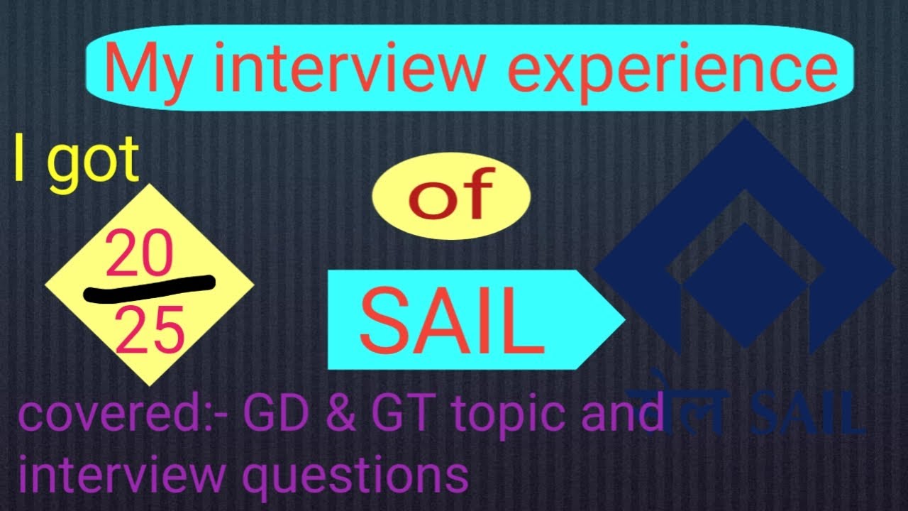 SAIL interview experience | SAIL MT THROUGH GATE | GD,GT & PI ...