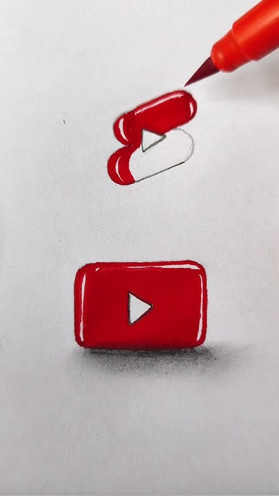 How To Draw - Easy YouTube Shorts Logo #shorts - YouTube