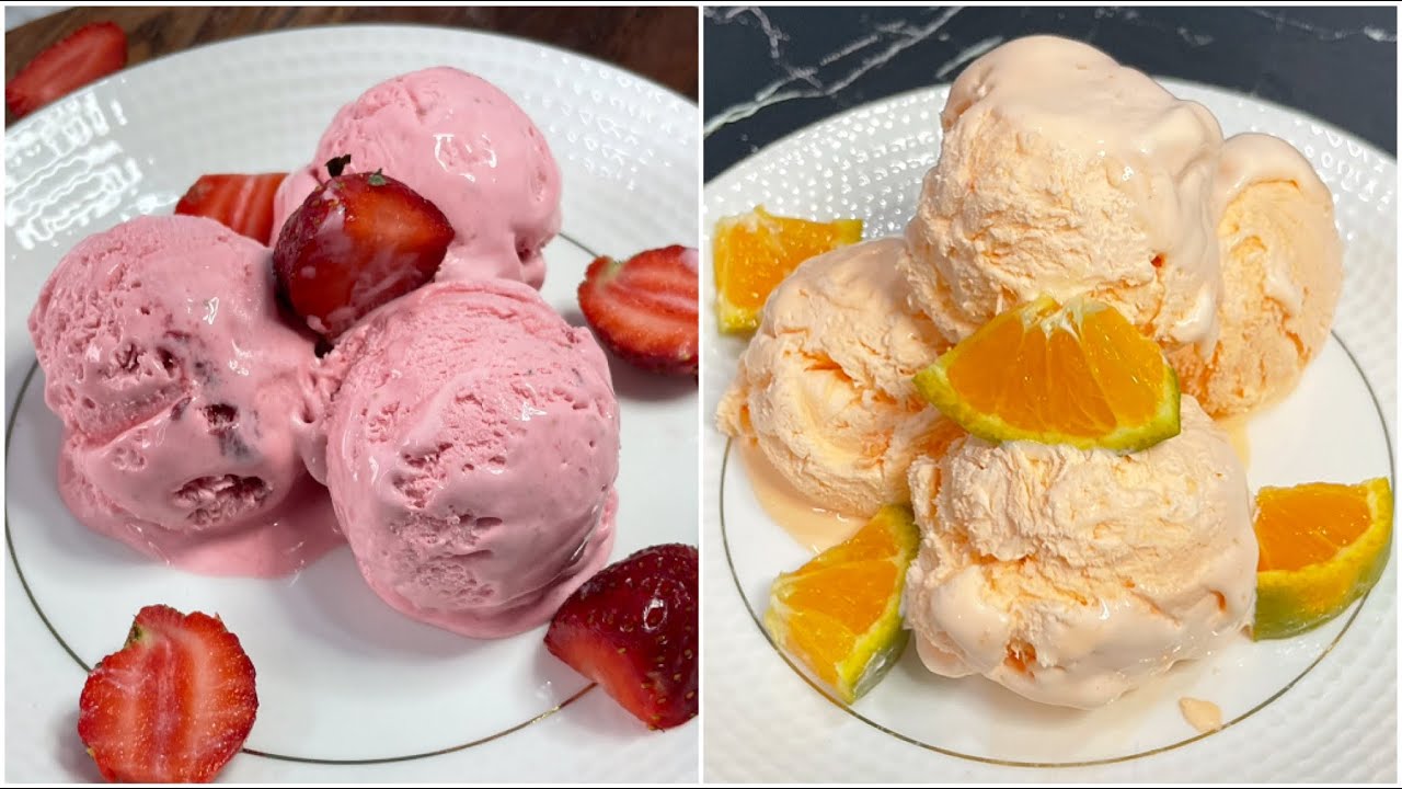 7 Ice Cream Recipes..This Summer... Chocolate,Strawberry,Coffee,Orange ...