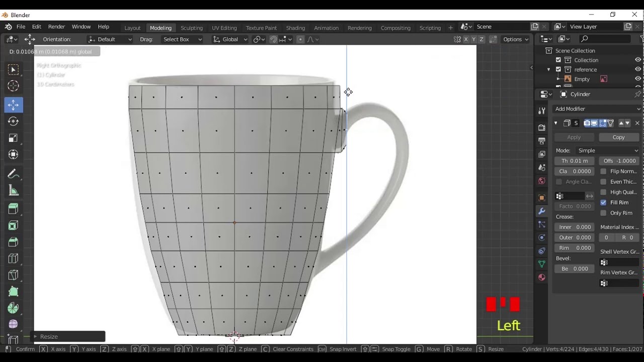 Video Tutorial Making a Cup in Blender - YouTube