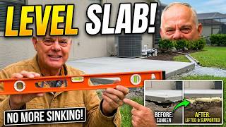 How to Jack Up and Level a Concrete Slab | DIY Patio Slab Repair