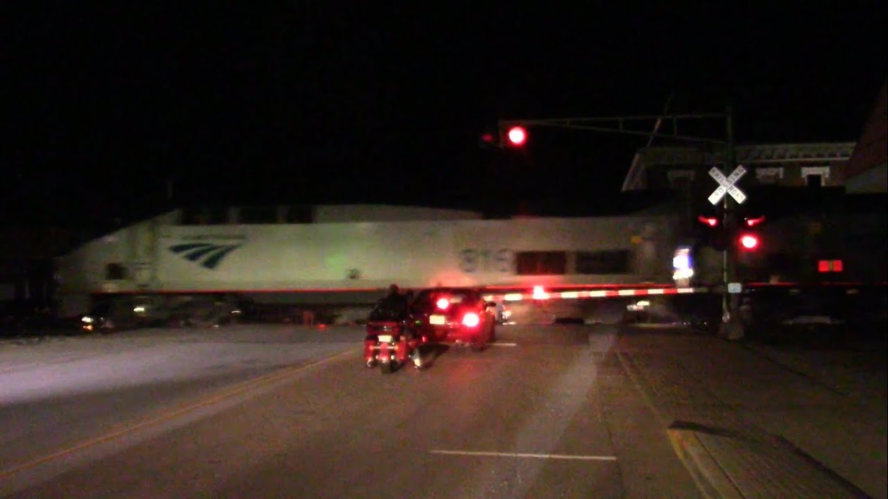 CSX P050 w/ AMTK 816, AMTK 63, and AMTK 187 at Third Street/S.R. 18 (WB ...