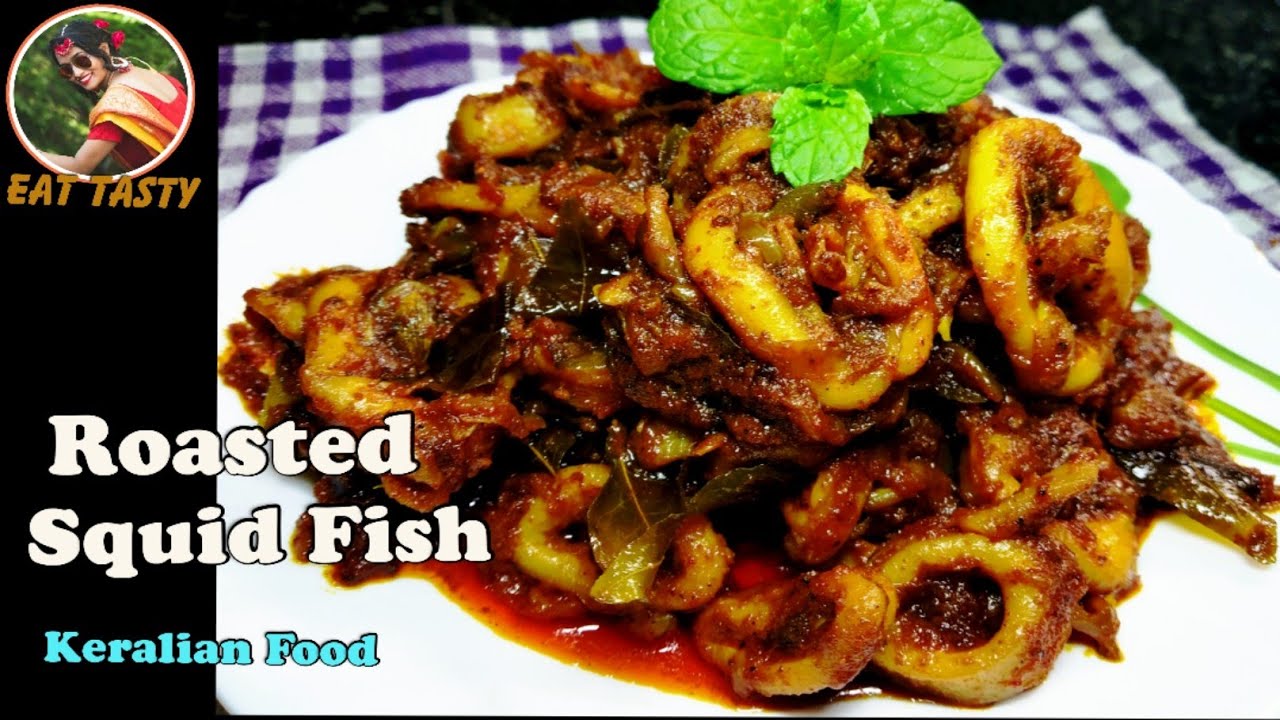 Delicious Squid Roast - Koonthal/Kanava Roast - Kerala Style Squid ...