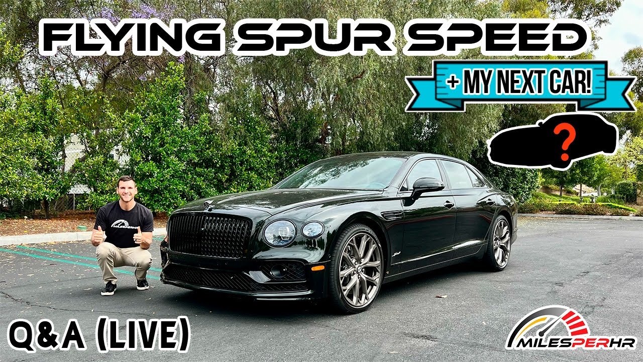 Bentley Flying Spur Speed + NEW Vehicle Announcement! Q&A (Live) - YouTube