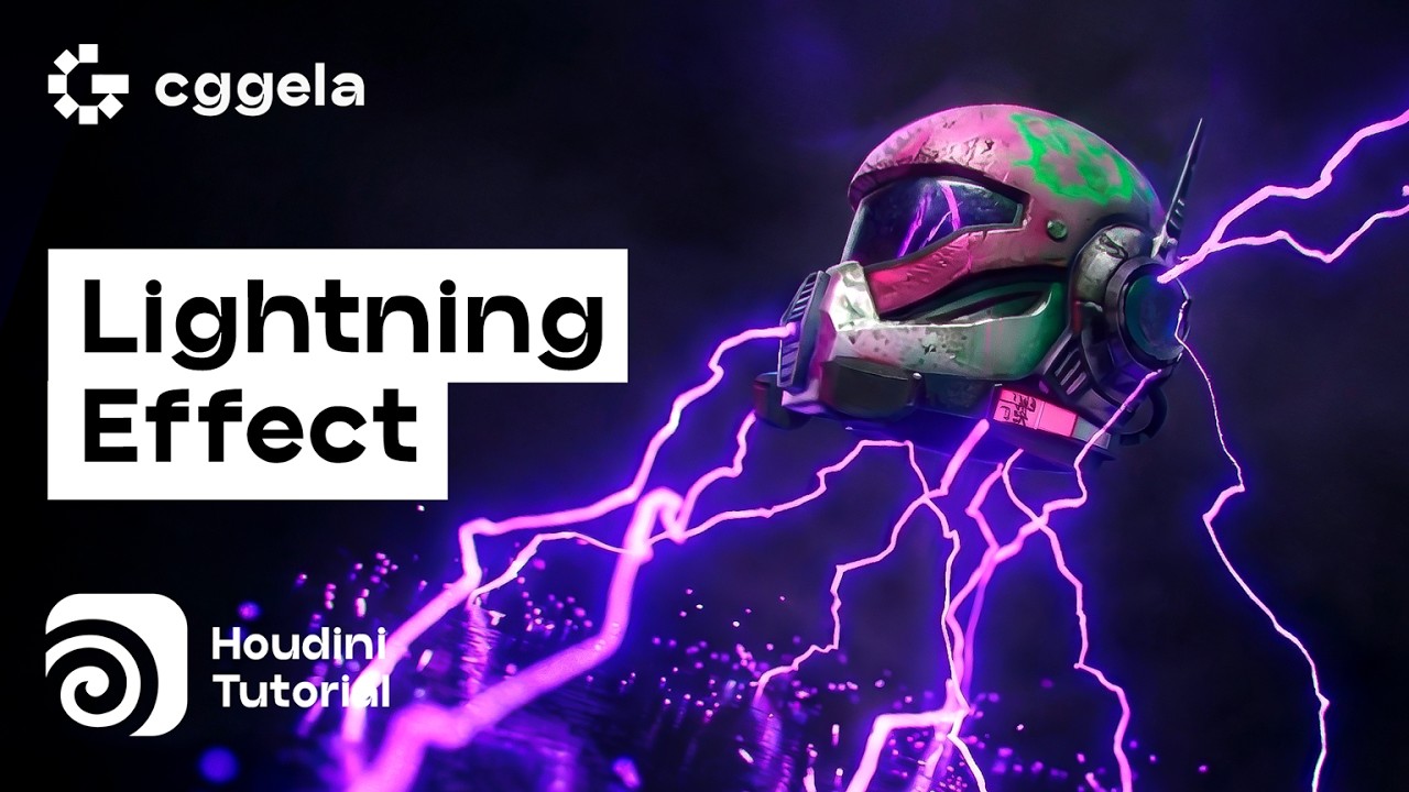 Houdini Tutorial | Procedural Lightning Effect (Beginner) - YouTube