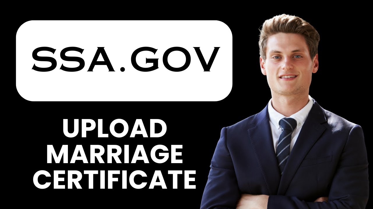 NEW! How to Upload Marriage Certificate to Change Name on SSA.gov (2025 ...