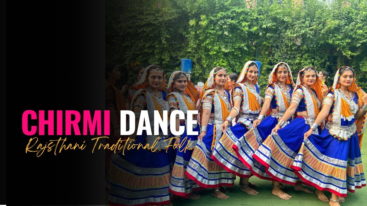 CHIRMI DANCE|Rajasthani folk dance|Karansinh solanki - YouTube