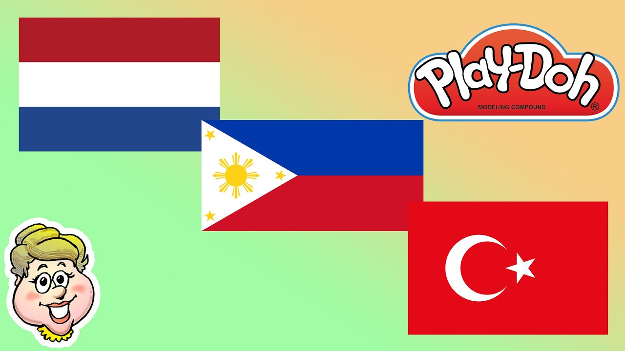 Play-Doh Flags! Netherlands, Philippines, and Turkey! EWMJ #86 - YouTube