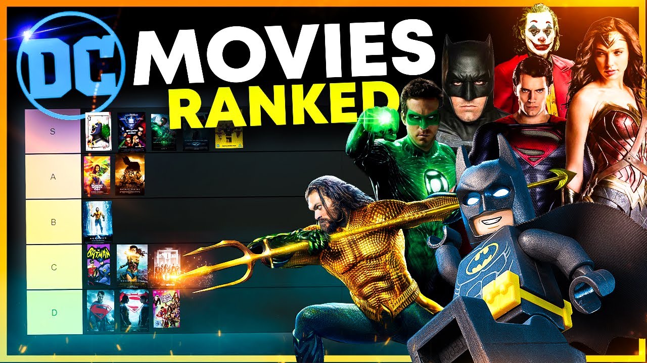 All DC Movies Ranked - Worst to Best! - YouTube